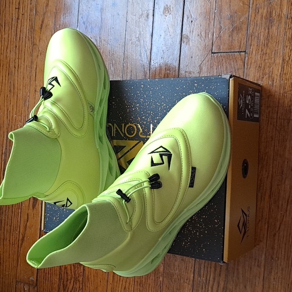 Tronus | Shoes | Tronus Neon Yellow High Tops | Poshmark